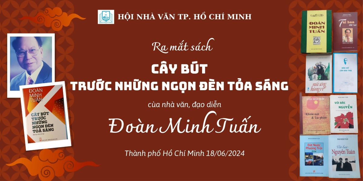 Thư mời dự buổi ra mắt sách Cây bút trước những ngọn đèn tỏa sáng
